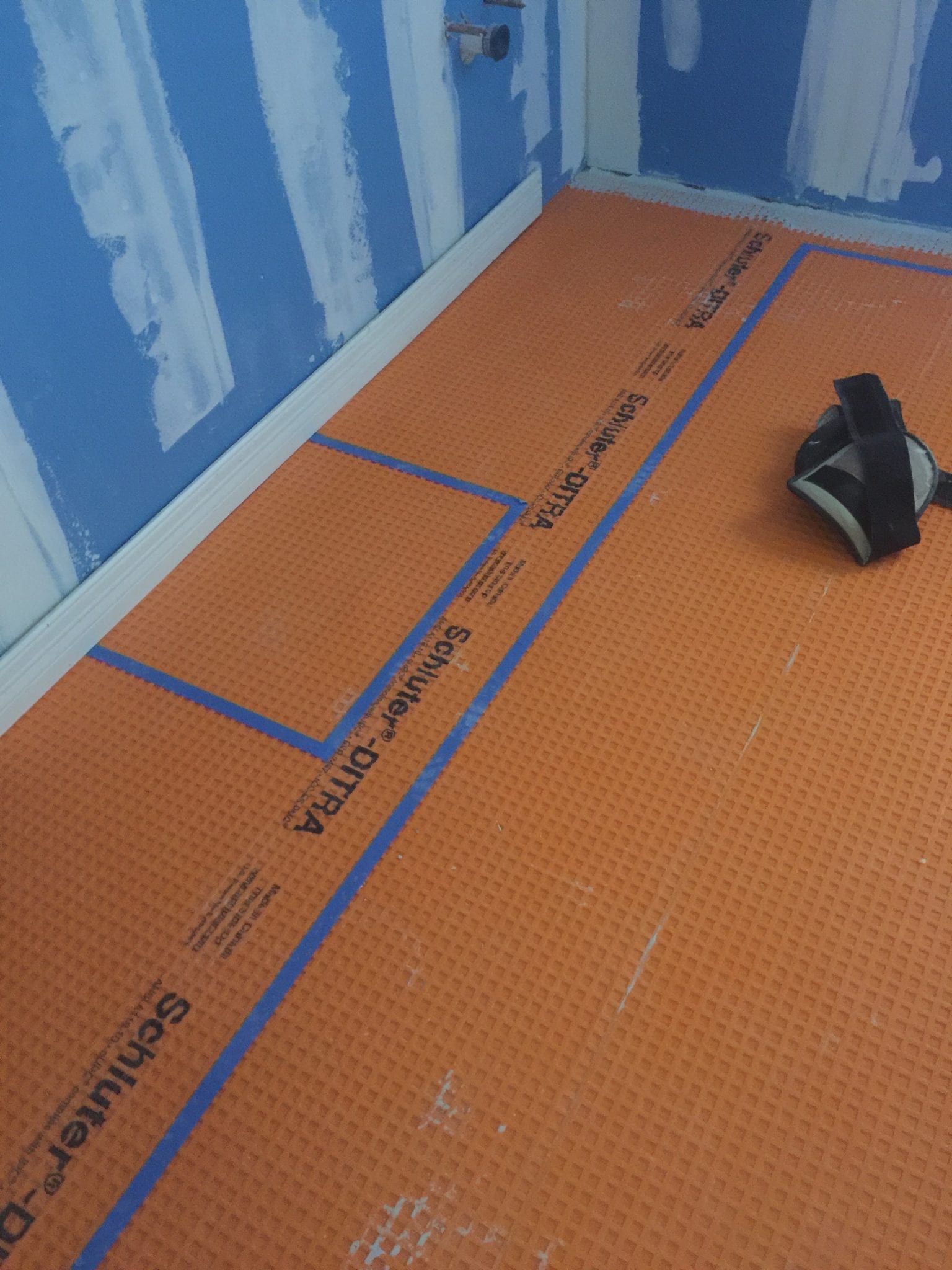 Schluter-Ditra Tile Floor System | Eisel Roofing & Construction 405-216 ...